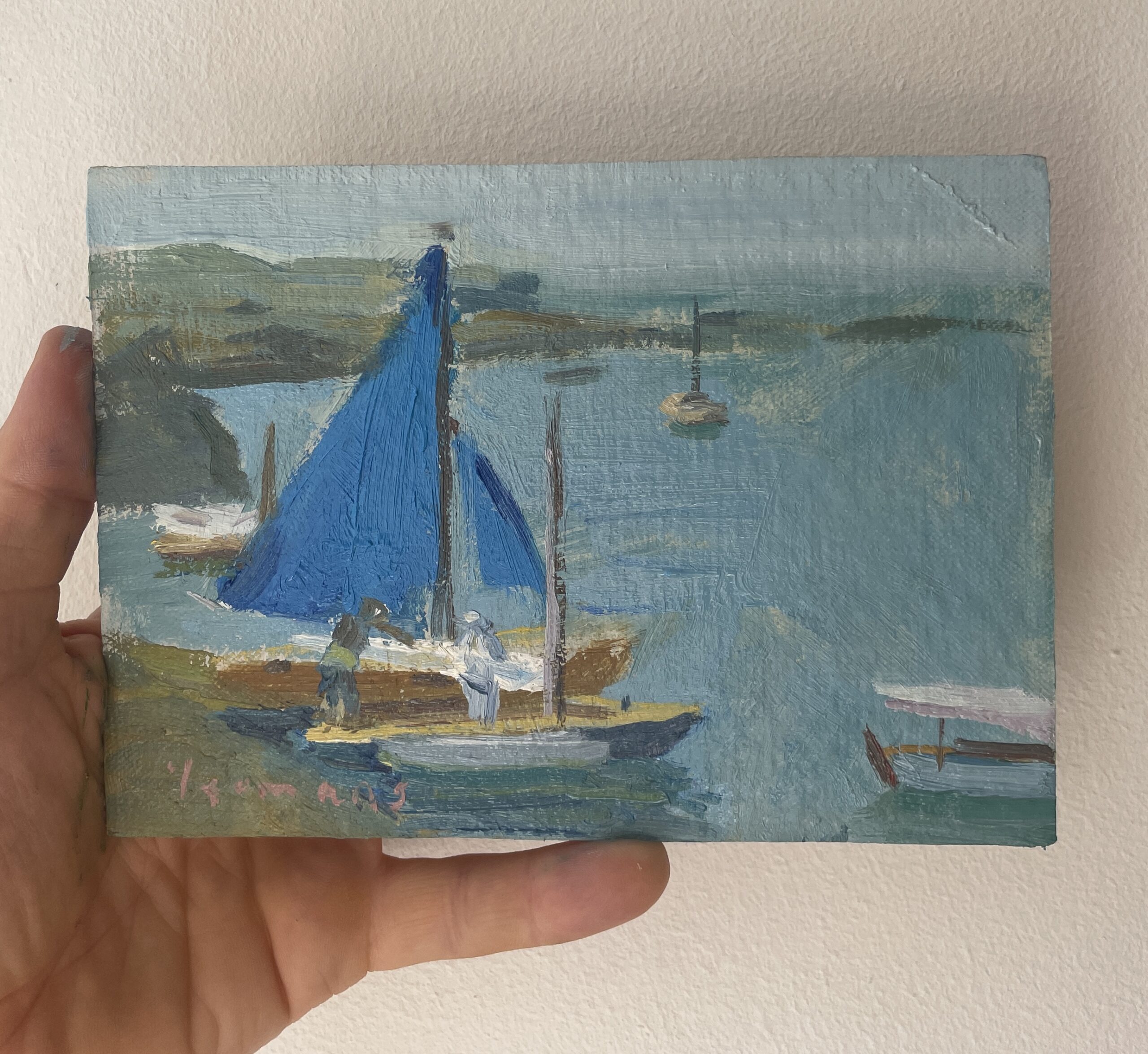 Sail boats, Porth Diana - Daniel James Yeomans